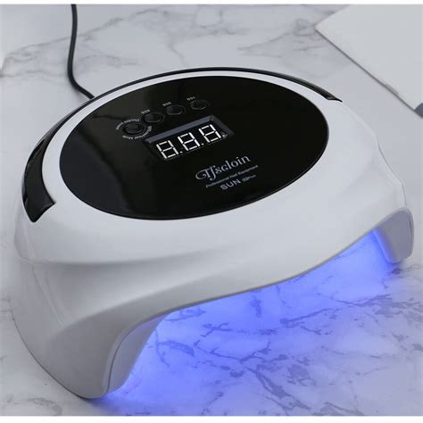 T Rnak Kurutucu 75W LED UV T Rnak Lambas Ak Ll Otomatik Sens R Dijital