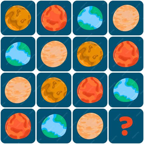 Feuille De Travail Des Questions Pratiques Pour Léducation Et Le Test De Qi Trouver La Planète