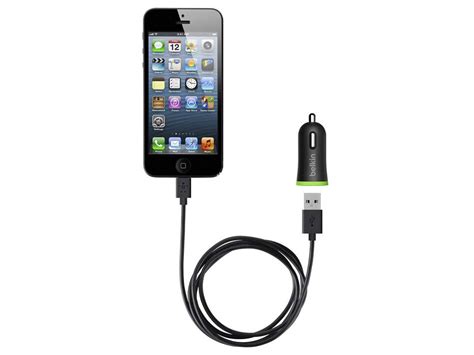 Belkin 2 4a Usb Autolader Met Lightning Usb Kabel