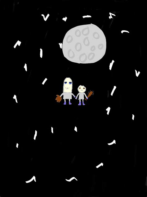 Drew Fan Art Of Popuko And Pipimi Playing A Game Of Catch With The