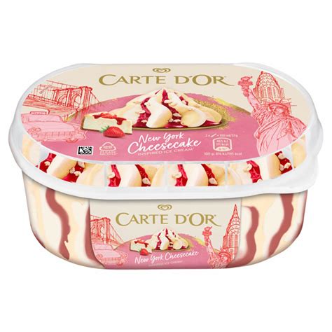 Carte D Or Lody O Smaku Sernika I Lody O Smaku Ciastek 900 Ml Kalorie
