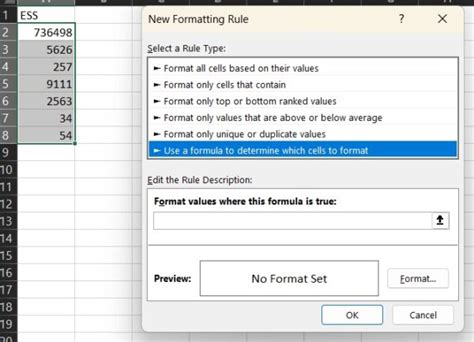 conditional formatting in microsoft excel ess institute