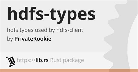 Hdfs Types — Db Interface For Rust Librs