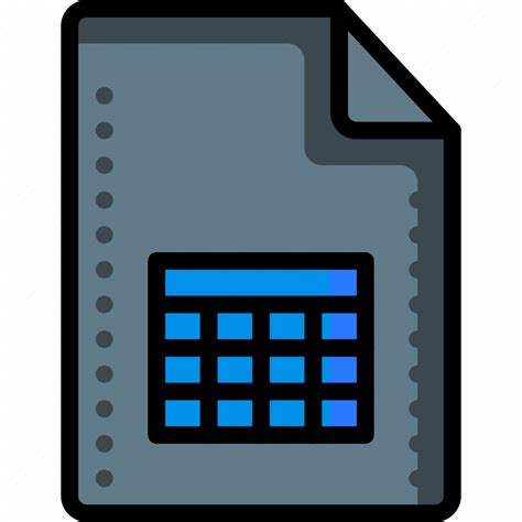 Chart Excel Extension File Files Folders Spreadsheet Icon