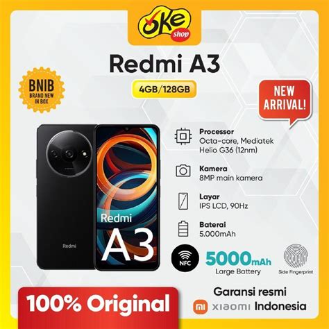 Jual Xiaomi Redmi A Gb Smartphone Garansi Resmi Xiaomi Shopee Indonesia
