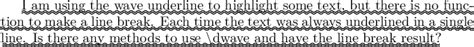 How To Produce The Double Wave Underline TeX LaTeX Stack Exchange