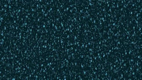 Digital Binary Code Background Random Computer Binary Code Motion