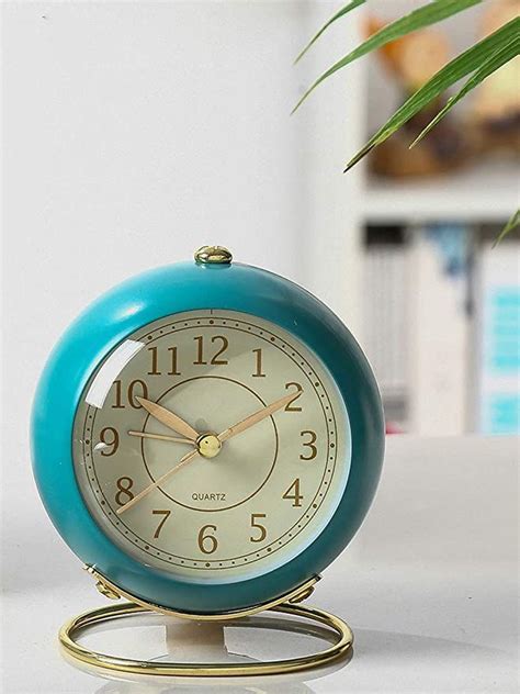 Classic Non Ticking Tabletop Alarm Clock