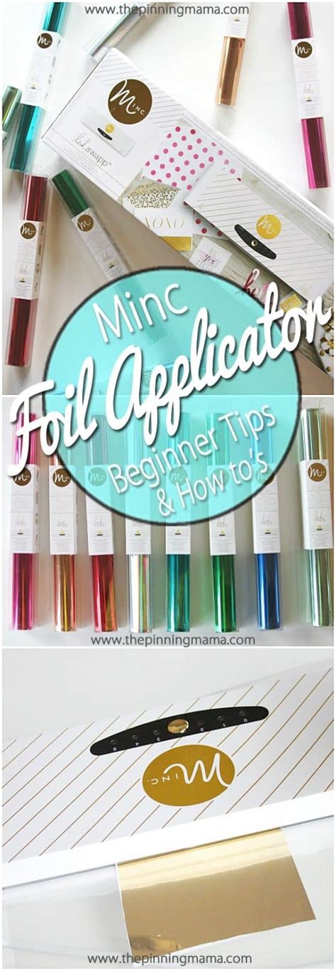 How To Use The Minc Foil Applicator Beginner Tips • The Pinning Mama