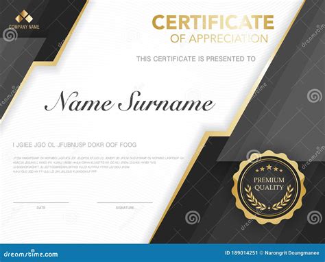Diploma Certificate Template Red And Gold Color With Luxury And Modern