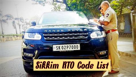 Sikkim Rto Code List 2025 Sk Rto Vehicle Registration Details