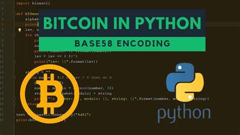 base58 encoding in python bitcoin youtube