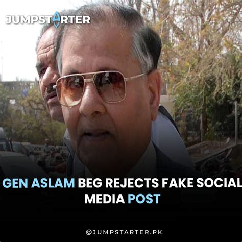 Jumpstarter The Former Coas Gen Retd Mirza Aslam Beg Facebook