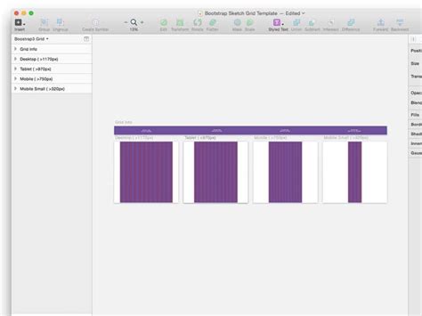 Bootstrap Grid Template Sketch App Grid Free Resources Hints Free