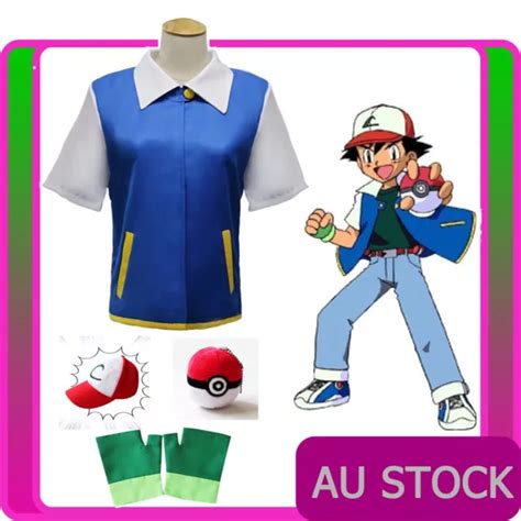 Pokemon Ash Ketchum Costume For Sale Picclick Uk