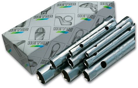 Heyco 896 8 M Double Ended Tubular Socket Wrench Set 6 To 22mm Aspac