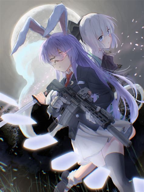 Konpaku Youmu Reisen Udongein Inaba And Konpaku Youmu Touhou Drawn