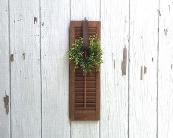 Farmhouse Shutter Shutter Wall Decor Rustic By KeywheatKreations