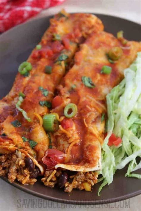 Easy Beef Enchiladas Recipe Saving Dollars And Sense