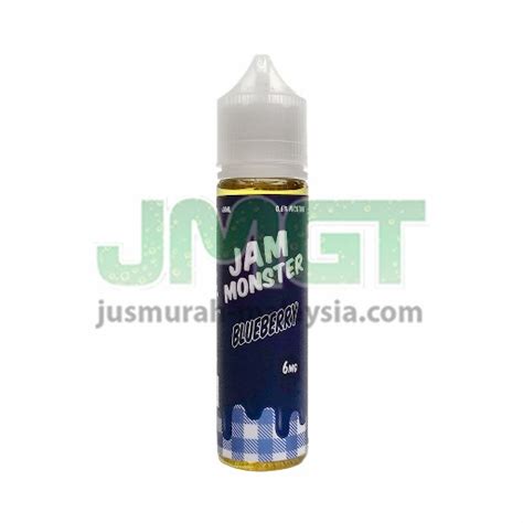 Jam Monster Blueberry Vape E Liquid Juice Cecair Malaysia Jus