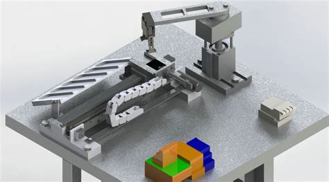 零件加工流水线零件分类solidworks 2012模型图纸下载 懒石网