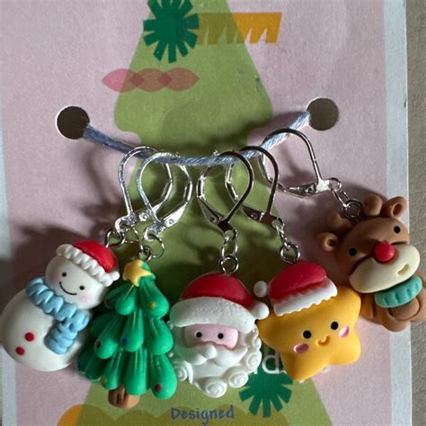 Set Of 5pcs Insect Lovers Stitch Markers Stitch Marker Progress Keeper Place Markers