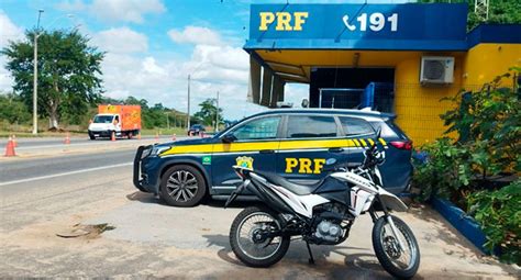 Prf Recupera No Norte Do Es Motocicleta Furtada Na Serra Em Dia Es