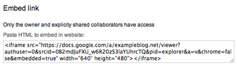 Google Docs Support Wordpress