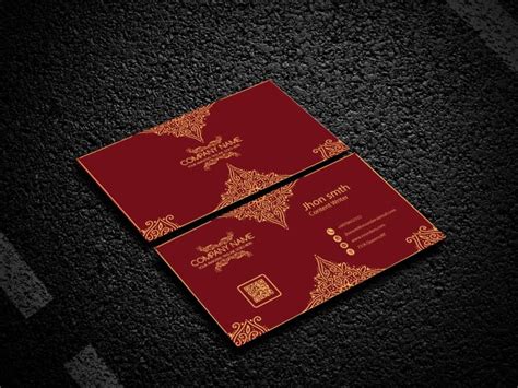 Do Luxury Modern Unique And Professional Business Card Design By Akter