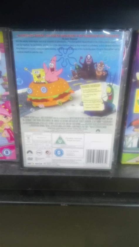 Spongebob Dvd Cover