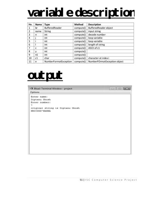 81818088 Isc Class Xii Computer Science Project Java Programs