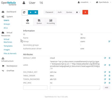 On Web Security And Insecurity Save Your Cloud Gain Root Access To VMs In OpenNebula