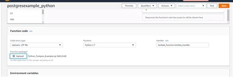 AWS Lambda To Connect To PostgreSQL And Execute A Function Query Using Python Ramasankar