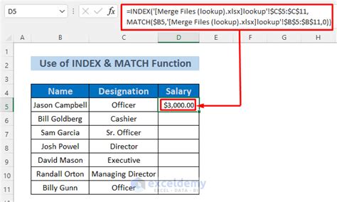 How To Merge Excel Files Based On Column 3 Ways