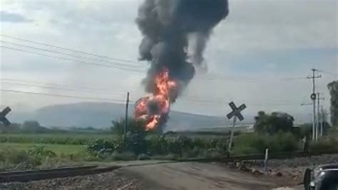 Explotó un ducto de Pemex en Celaya Infobae