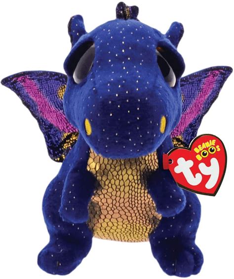 Ty Beanie Boo Saffire The Dragon 6 Plush