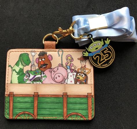 Toy Story 25th Anniversary Loungefly Cardholder Lanyard Disney Pins Blog