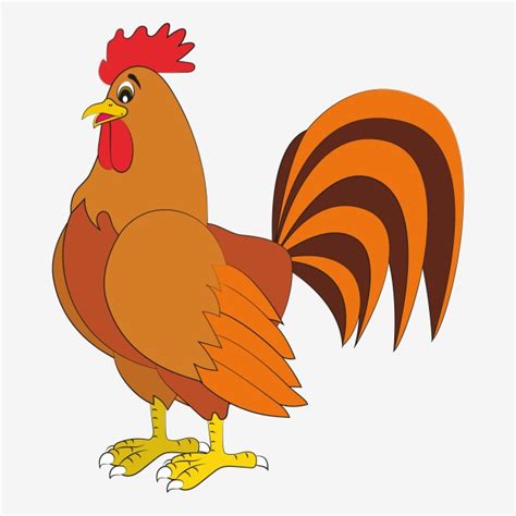 公雞卡通公雞矢量圖 公雞 雞 卡通向量圖檔素材免費下載，png，eps和ai素材下載 Pngtree