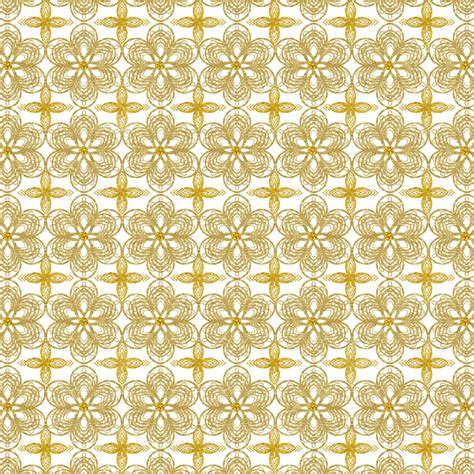 Floral Golden Elegant Lace Pattern Seamless Pattern Golden Lace