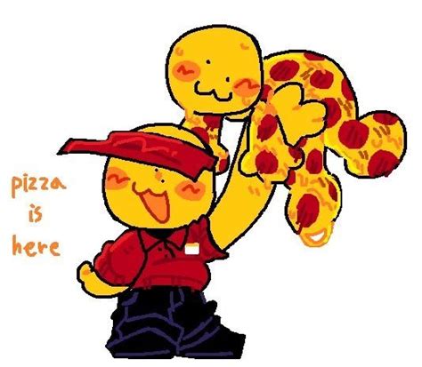 Cute Art Styles Cartoon Art Styles Goofy Drawing Pizza Guy