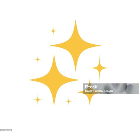 黃色閃爍著孤立在白色背景上的符號閃亮圖示閃爍的星星向量插圖向量圖形及更多一組物體圖片 一組物體 乾淨 亮粉 Istock