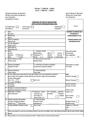 Sample Filled South Africa Visa Application Form AirSlate SignNow