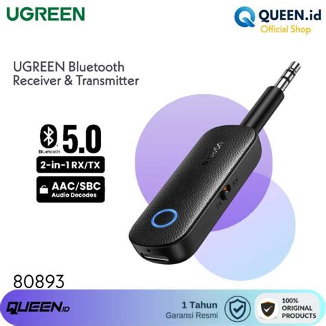 Promo Ugreen Adapter Bluetooth 50 Receiver Transmitter Dongle For Car