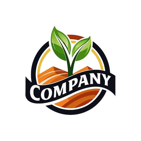 Concept De Logo Dune Entreprise De Biens De Consommation Vecteur Premium