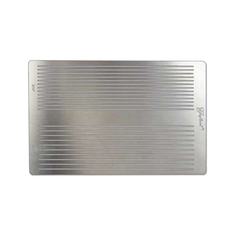 Stainless Steel Fringe Cutting Template — Tandy Leather Canada