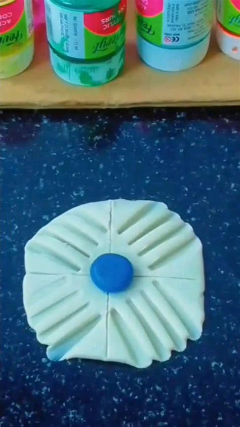 Easy Clay Flower 🌹 Design Trending Flowerarrangement Youtube