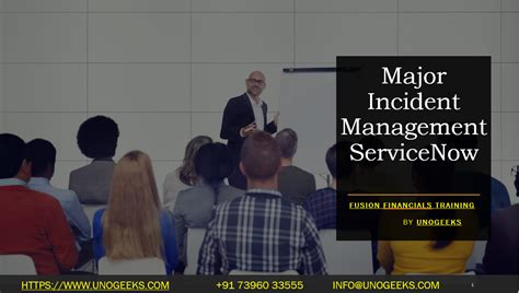Major Incident Management Servicenow