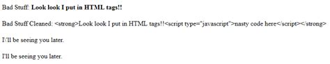 Eclectic Thoughts Beginning Php5 Skim Throughs Part 3 Cleaning