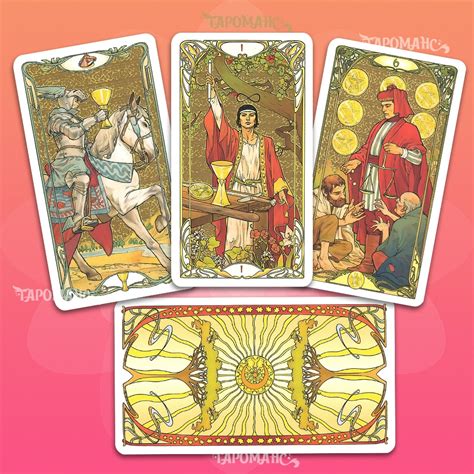 Купить карты Золотое таро Арт Нуво Tarot art nouveau в Украине магазин ...
