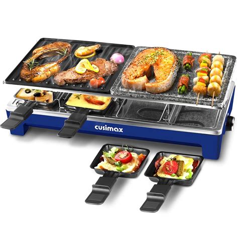 Raclette Table Grill Cusimax Indoor Grill 1500w Electric Grill